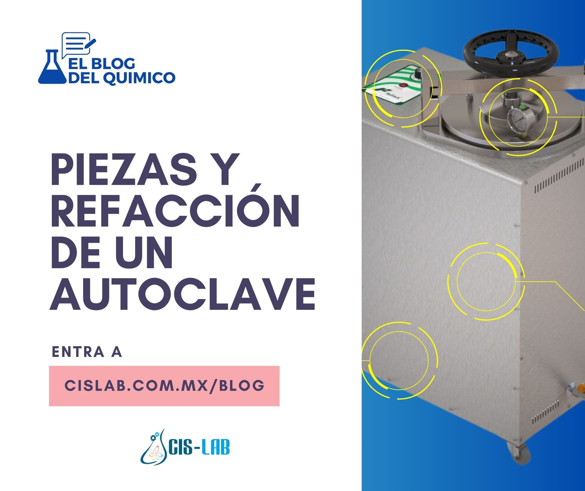 Partes y Refacciones de un Autoclave | Cis-Lab