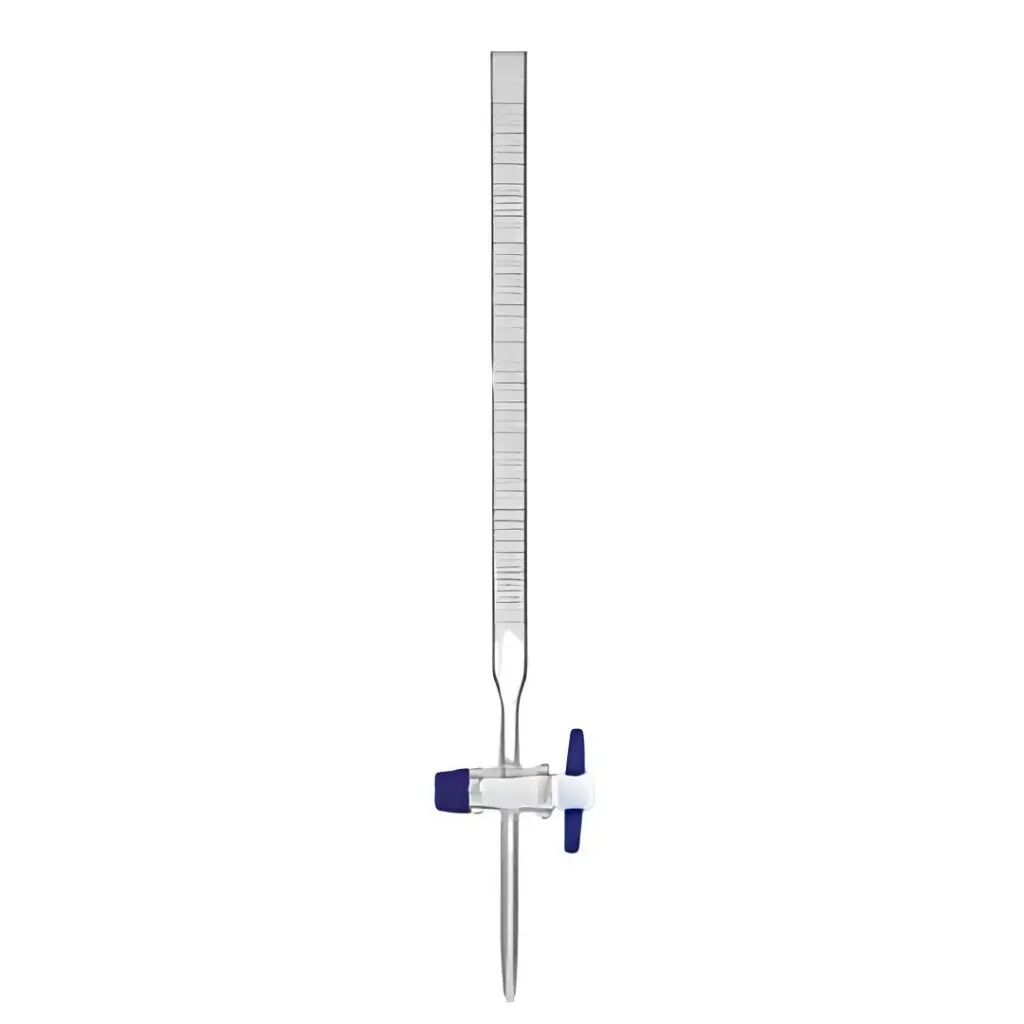 Bureta schellbach de vidrio 25ml llave PTFE - Ceslab | CIS-LAB