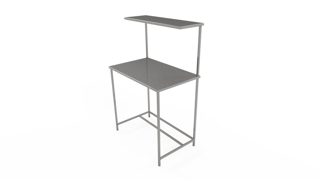 Mesa de trabajo para laboratorio Inox con cubierta de Teflón - Curie ...