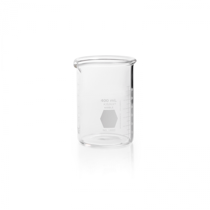 vaso de precipitado, pared reforzada (heavy-duty), forma baja, graduado 400 ml | CIS-LAB