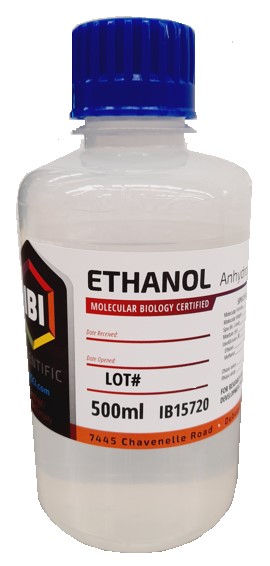 Etanol anhidro 500ml | CIS-LAB